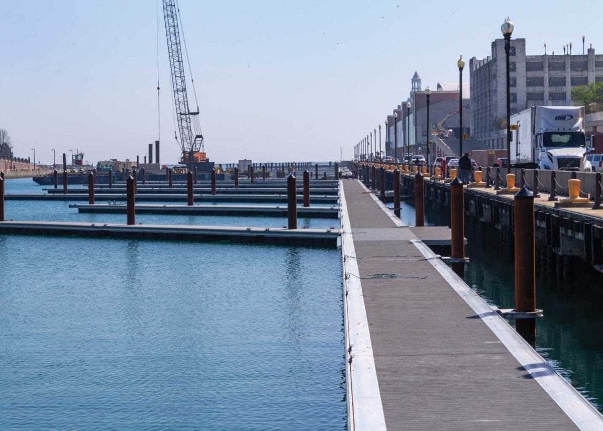 Navy Pier Marina Progresses As Amenities Building Gets Its Permit ...
