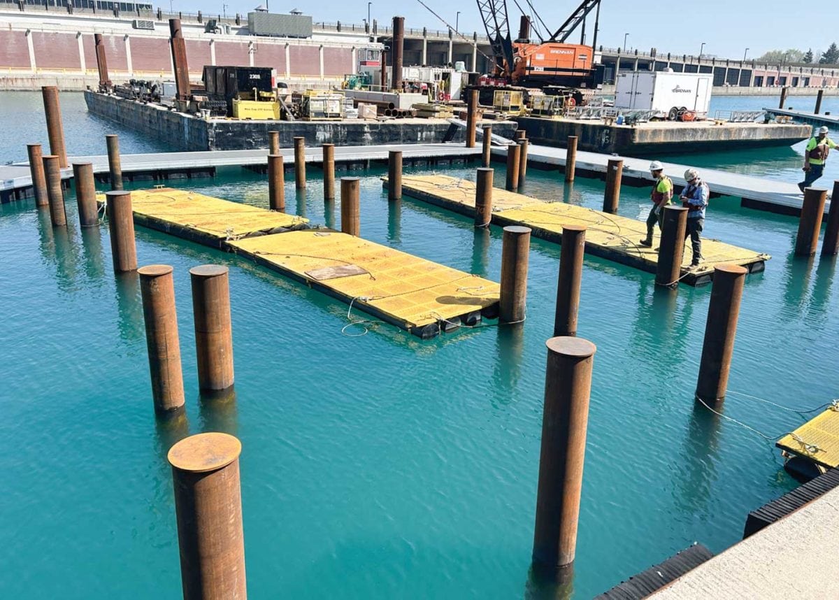 Navy Pier Marina Progresses As Amenities Building Gets Its Permit ...