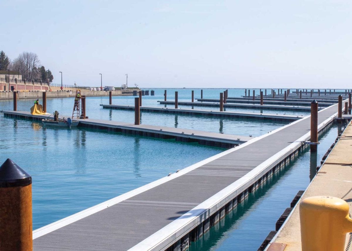 Navy Pier Marina Progresses As Amenities Building Gets Its Permit ...