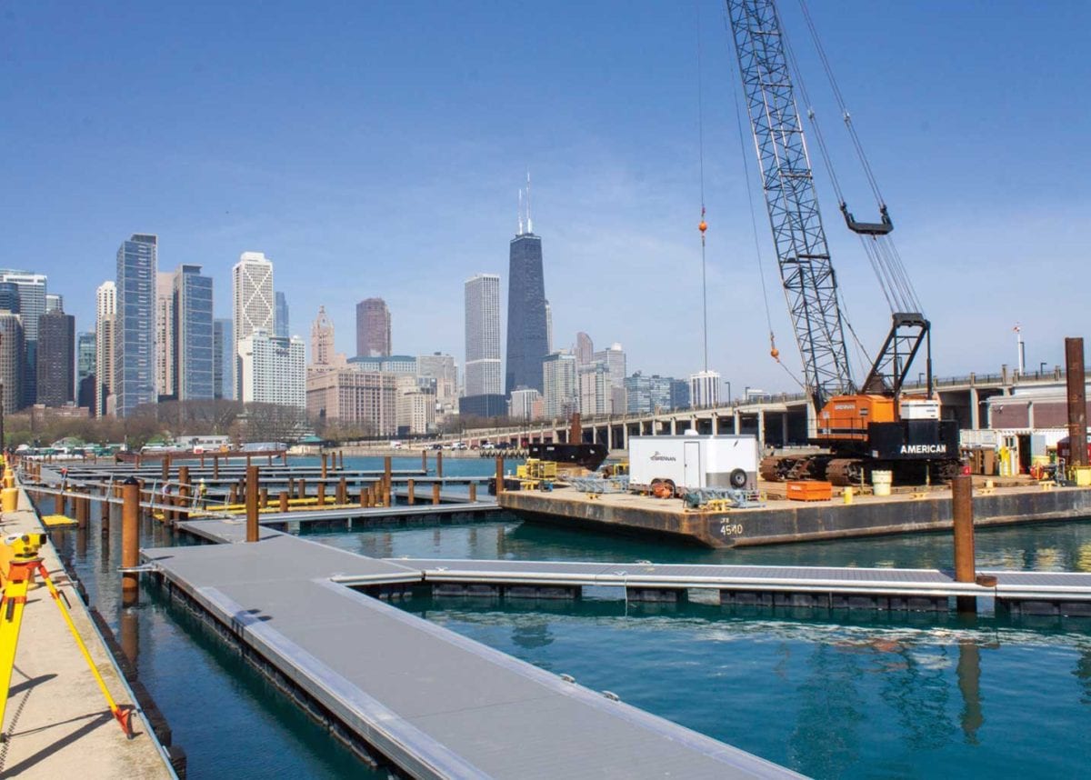 Navy Pier Marina Progresses As Amenities Building Gets Its Permit ...