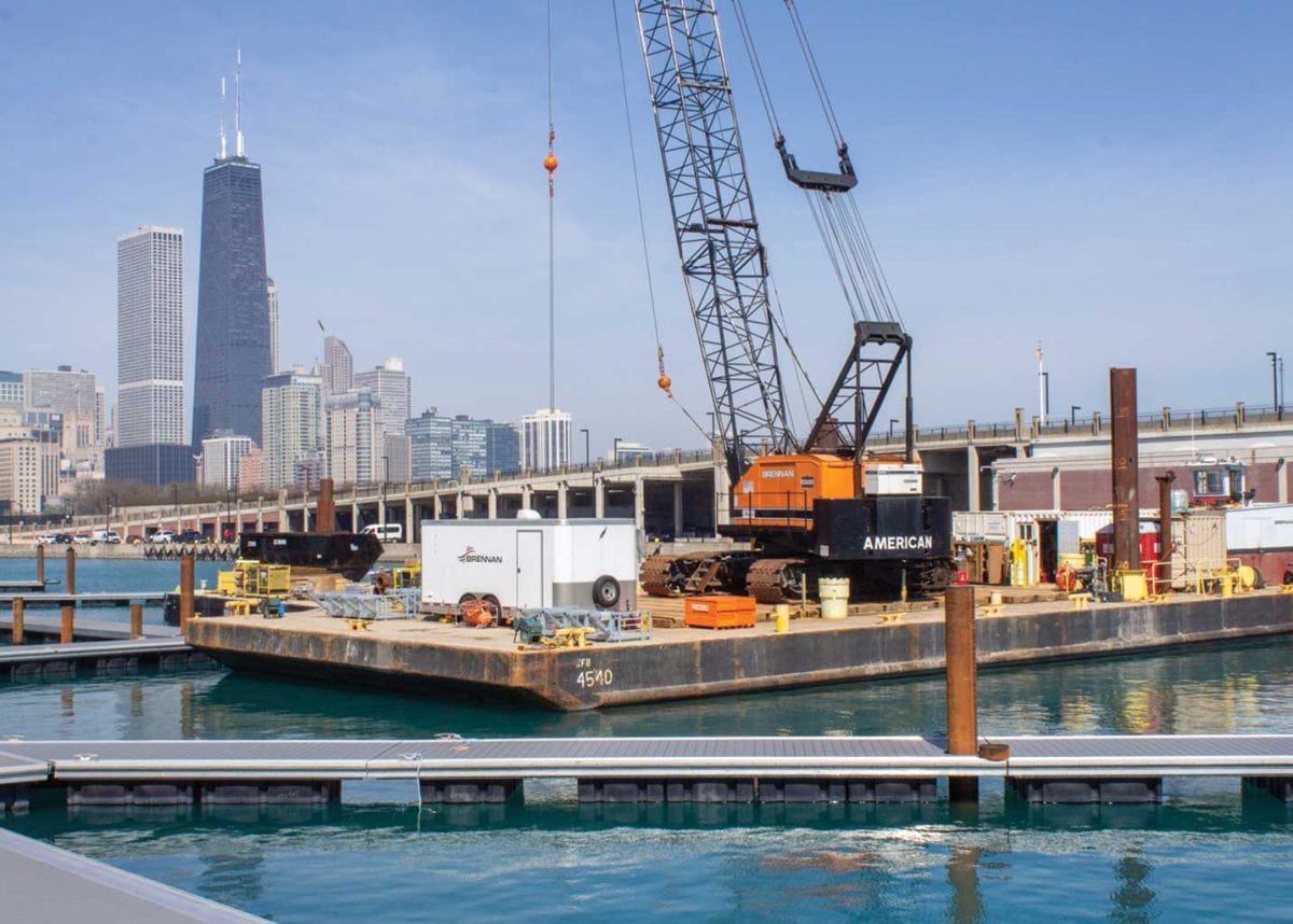 Navy Pier Marina Progresses As Amenities Building Gets Its Permit ...